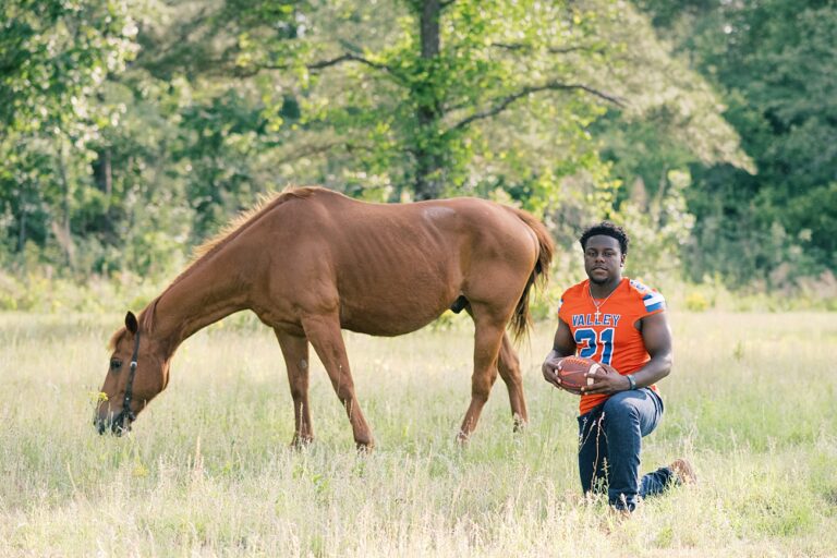Aiken SC Football Senior Session by Britt Croft Photography