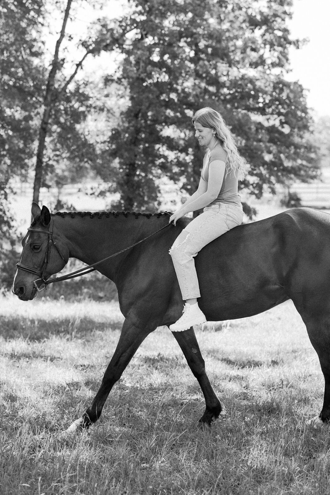 Aiken SC Horse Senior Session - Britt Croft