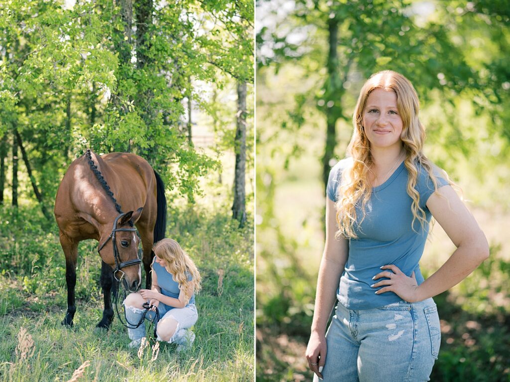Aiken SC Horse Senior Session - Britt Croft